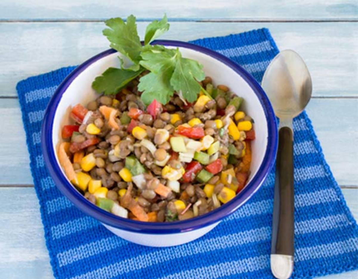 Receta de Ensalada de lentejas