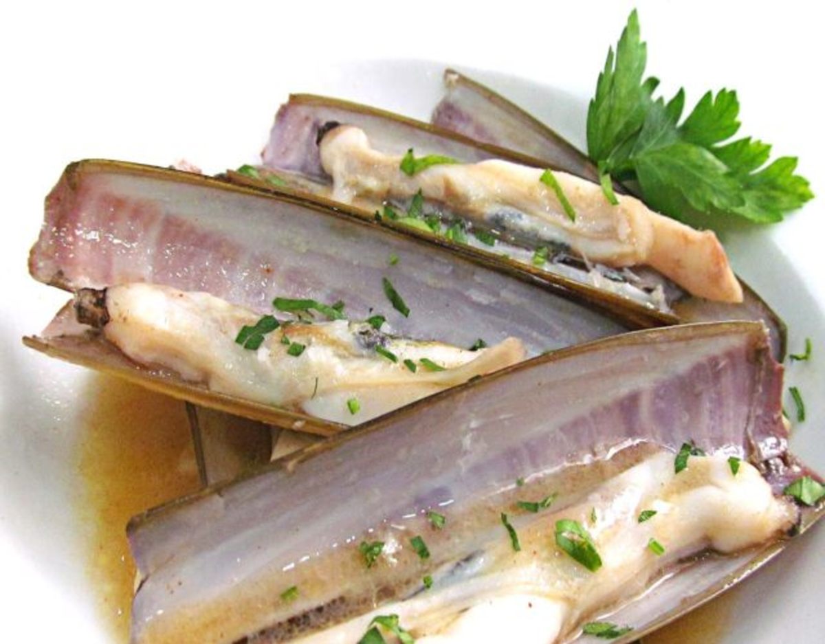 Receta de 3 Entrantes de marisco