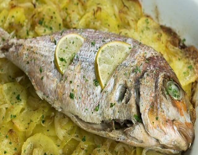 Receta de Besugo al horno fácil de preparar