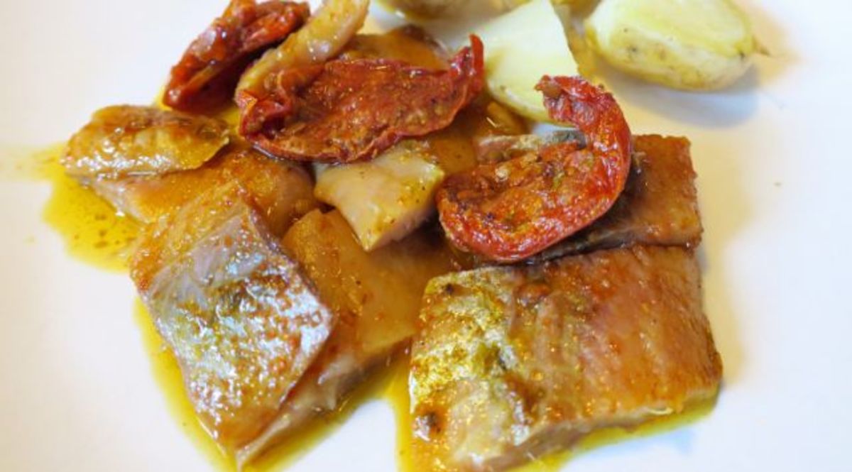 Receta de Arenques con Tomates