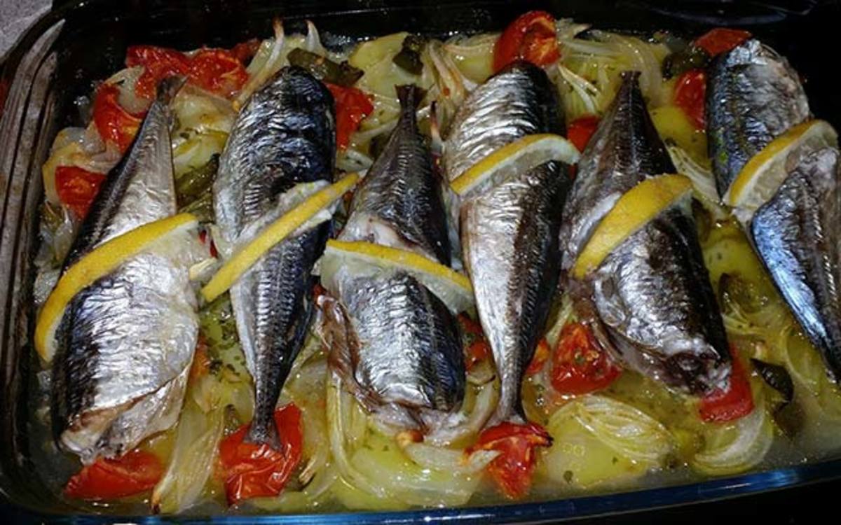 Receta de Jurel al horno