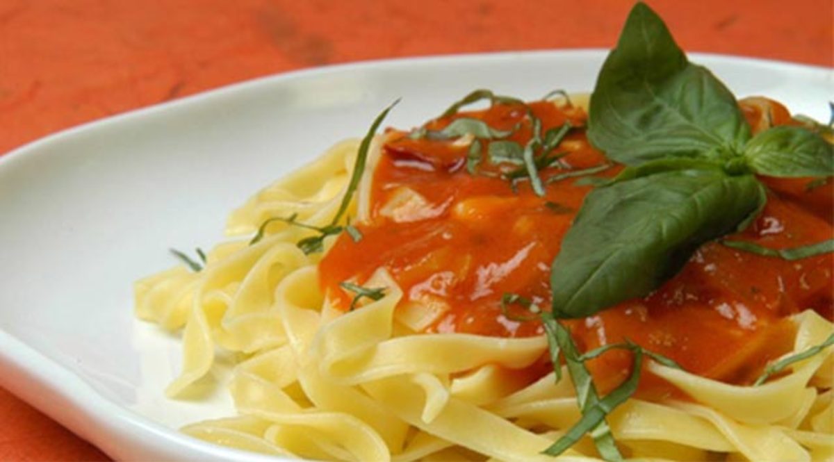 Receta de Fetuccini a la napolitana