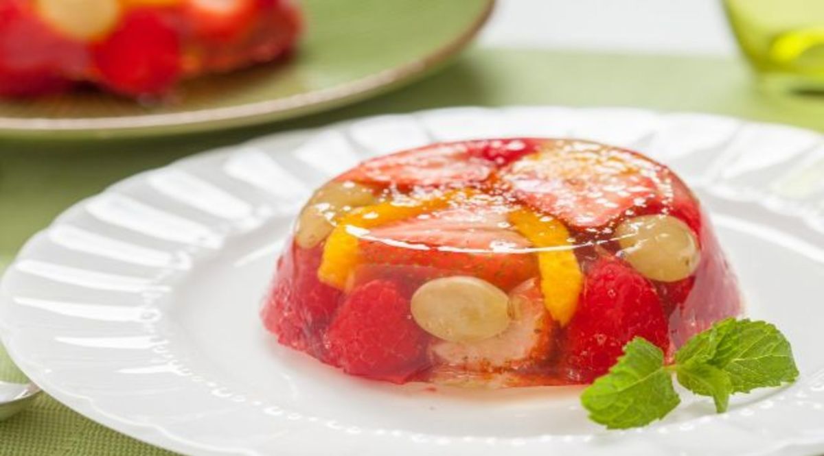 Receta de Áspic de Frutas