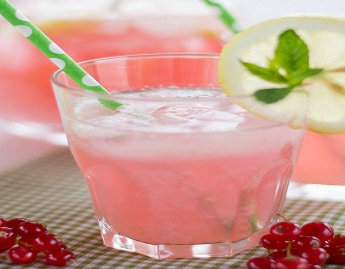 Receta de Limonada rosa