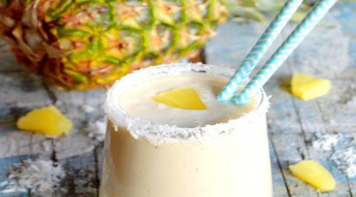 Receta de Smoothie de Coco y Piña