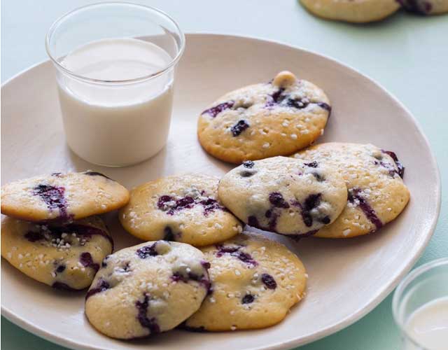 Receta de Galletas de arándanos