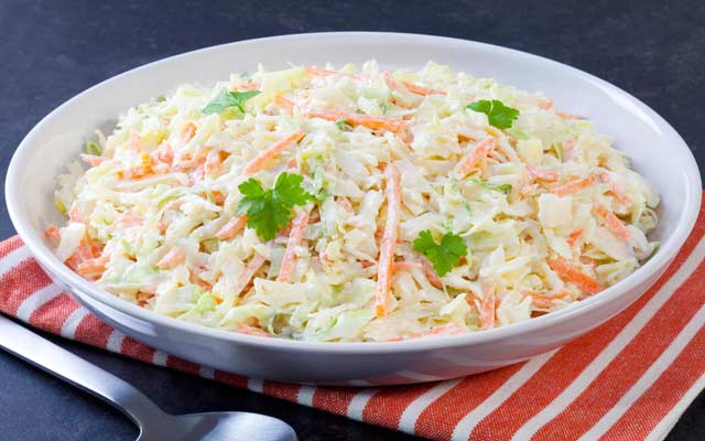Receta de Ensalada de repollo y zanahoria