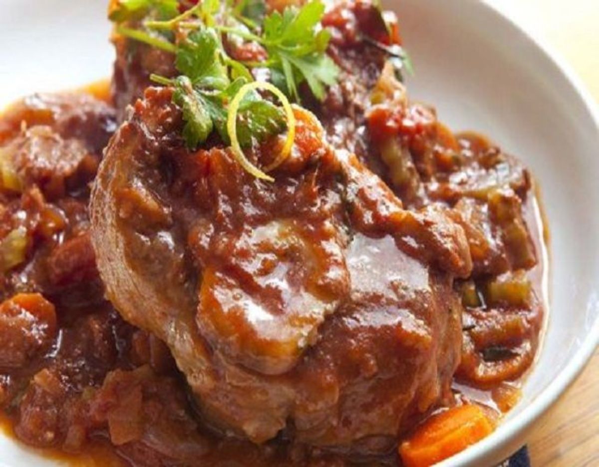 Receta de Osobuco de cerdo al horno