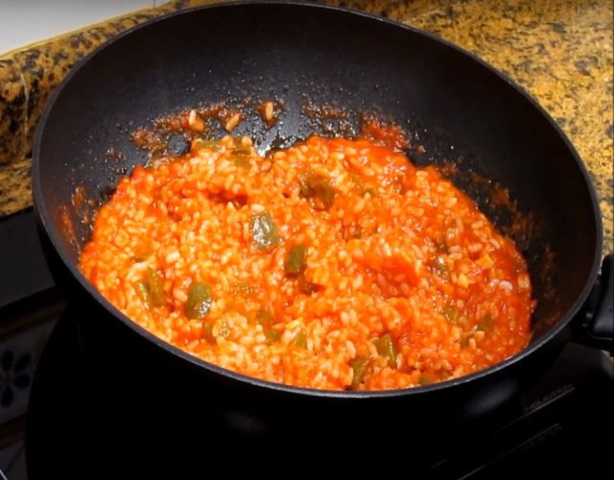 Receta de Arroz con tomate casero