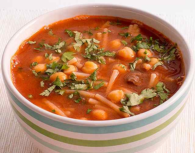 Receta de Harira, sopa marroquí