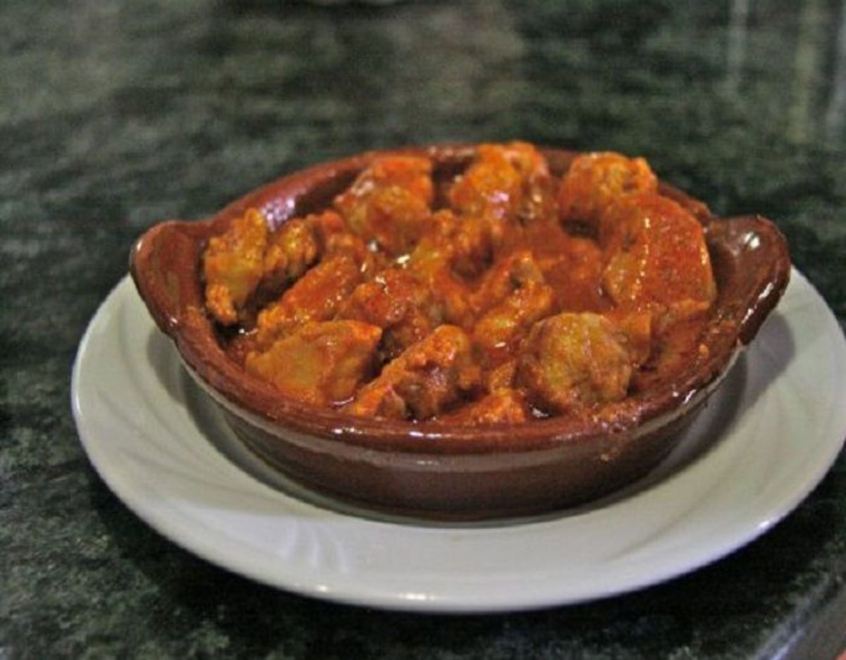 Receta de Mollejas de cerdo en salsa