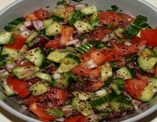 Receta de Ensalada turca