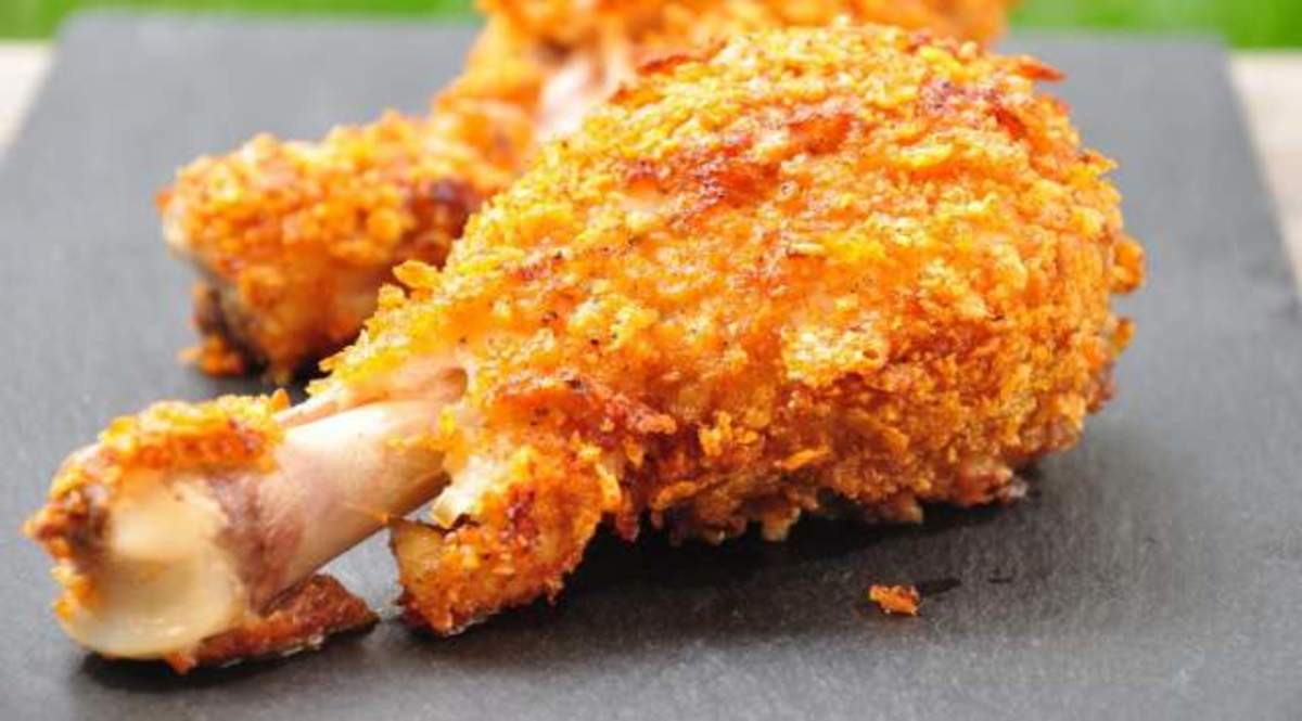 Receta de Muslos de Pollo Frito