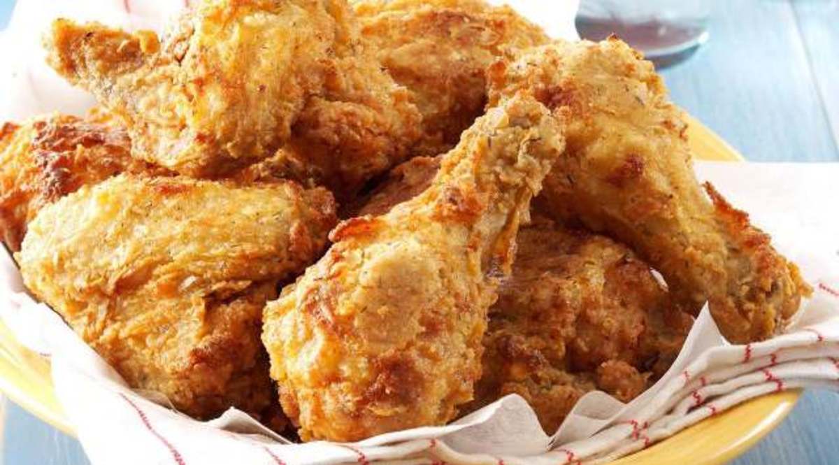 Receta de Muslos de Pollo Frito