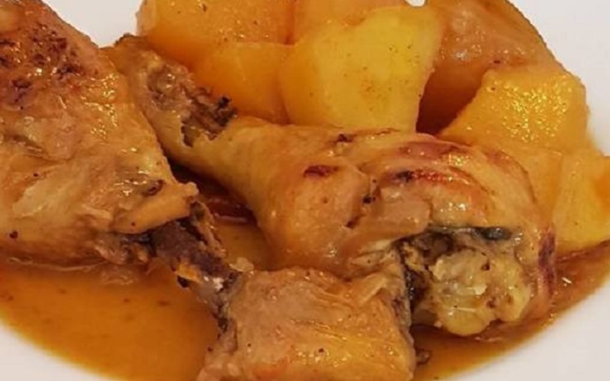 Receta de Muslitos de pollo guisados