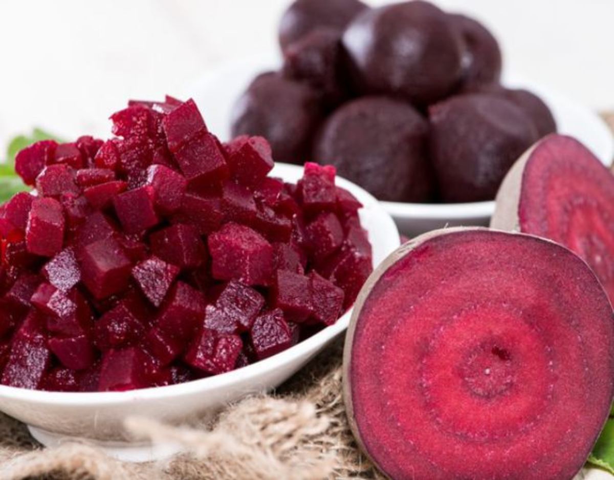 Receta de Ensalada de remolacha y patatas