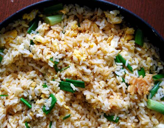 Receta de Arroz frito con Huevo