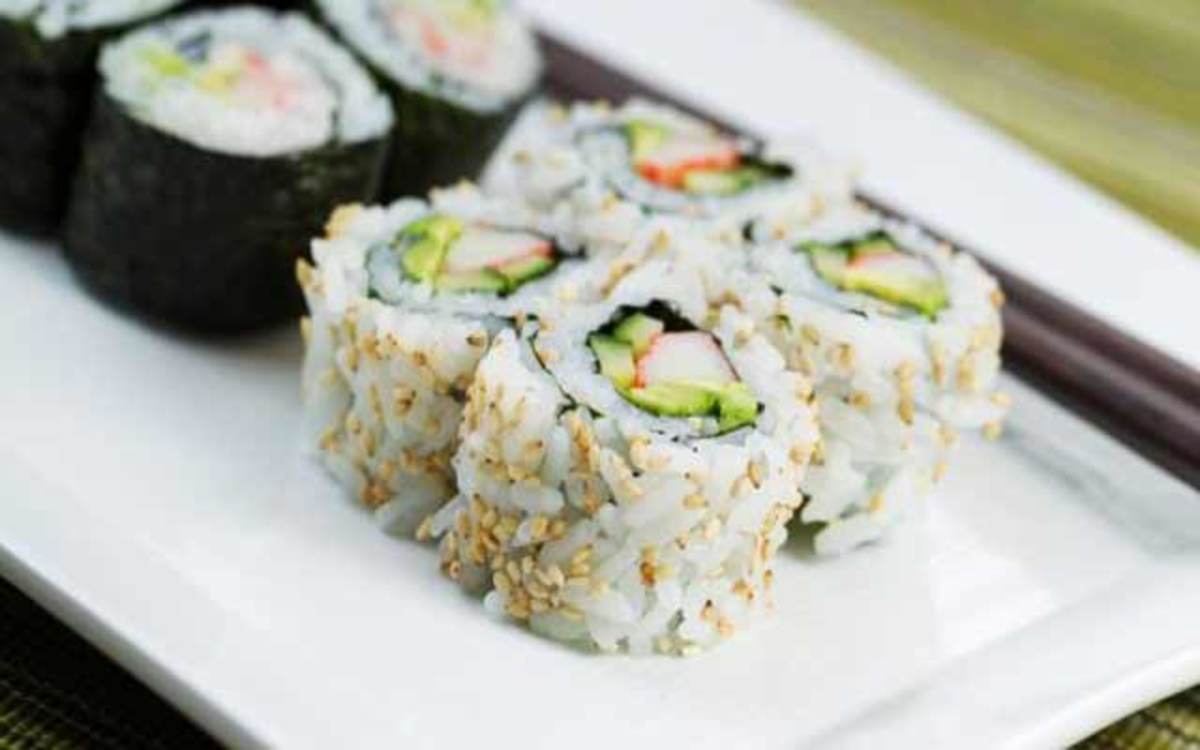 Receta de Sushi california roll