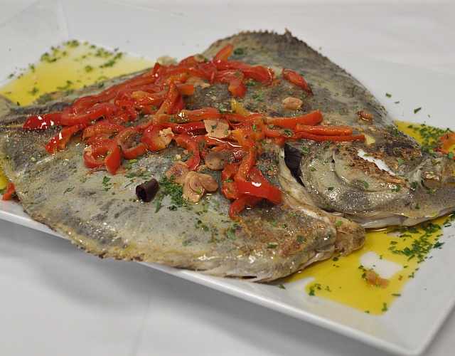 Receta de Rodaballo a la bilbaína