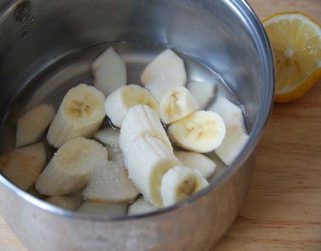 Receta de Puré de plátano maduro