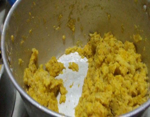 Receta de Puré de plátano maduro