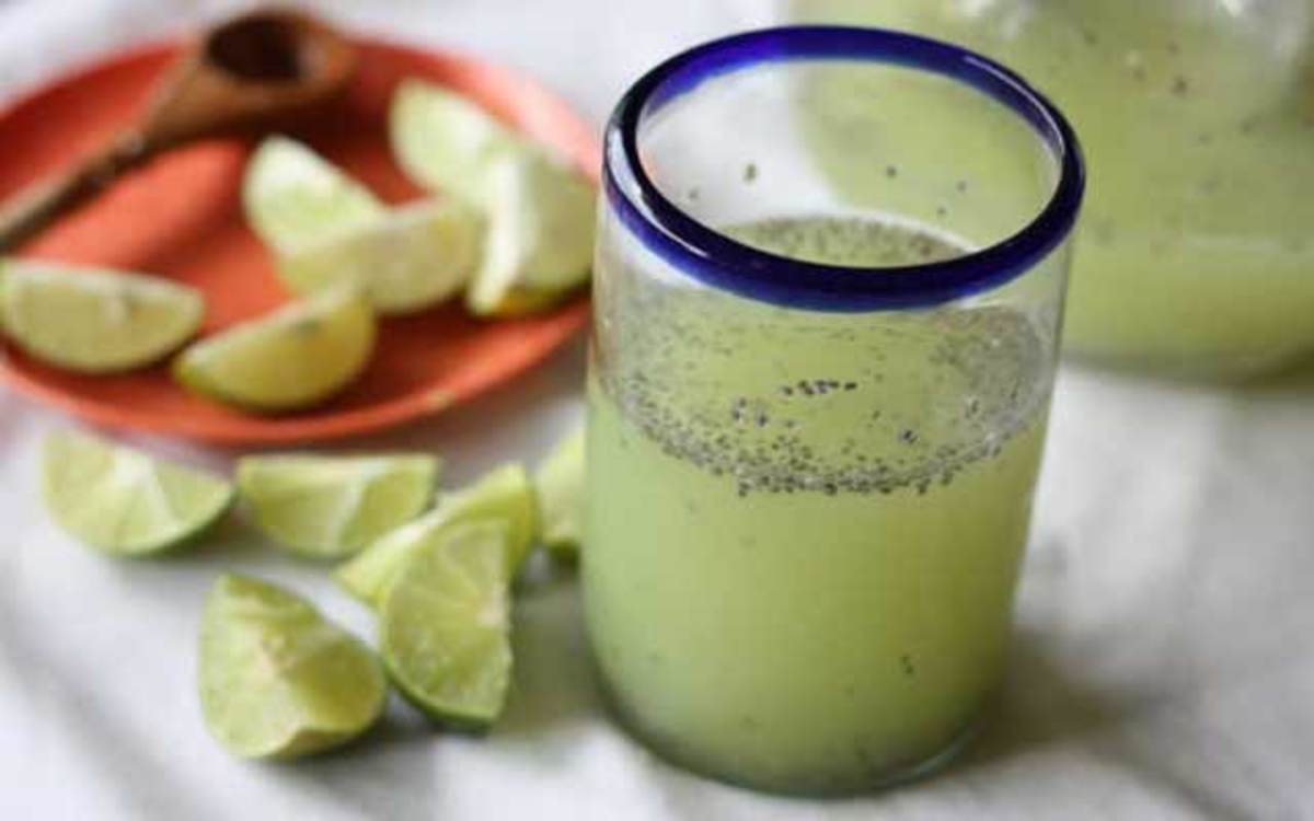 Receta De Agua De Limón Con Chía
