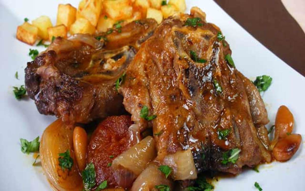 Receta de Estofado de cordero al horno