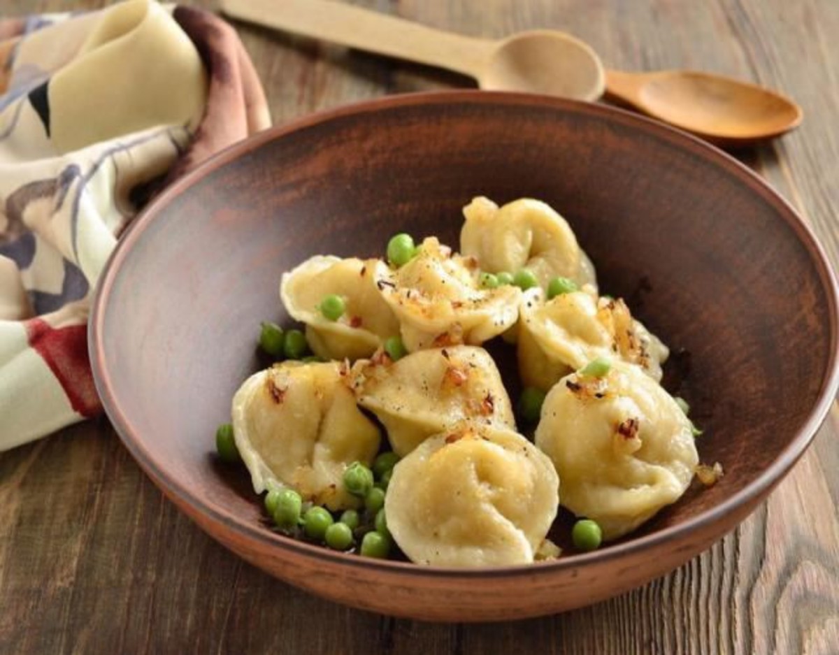 Receta de Raviolis vegetarianos