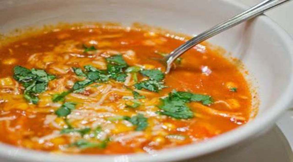 Receta de Sopa Azteca